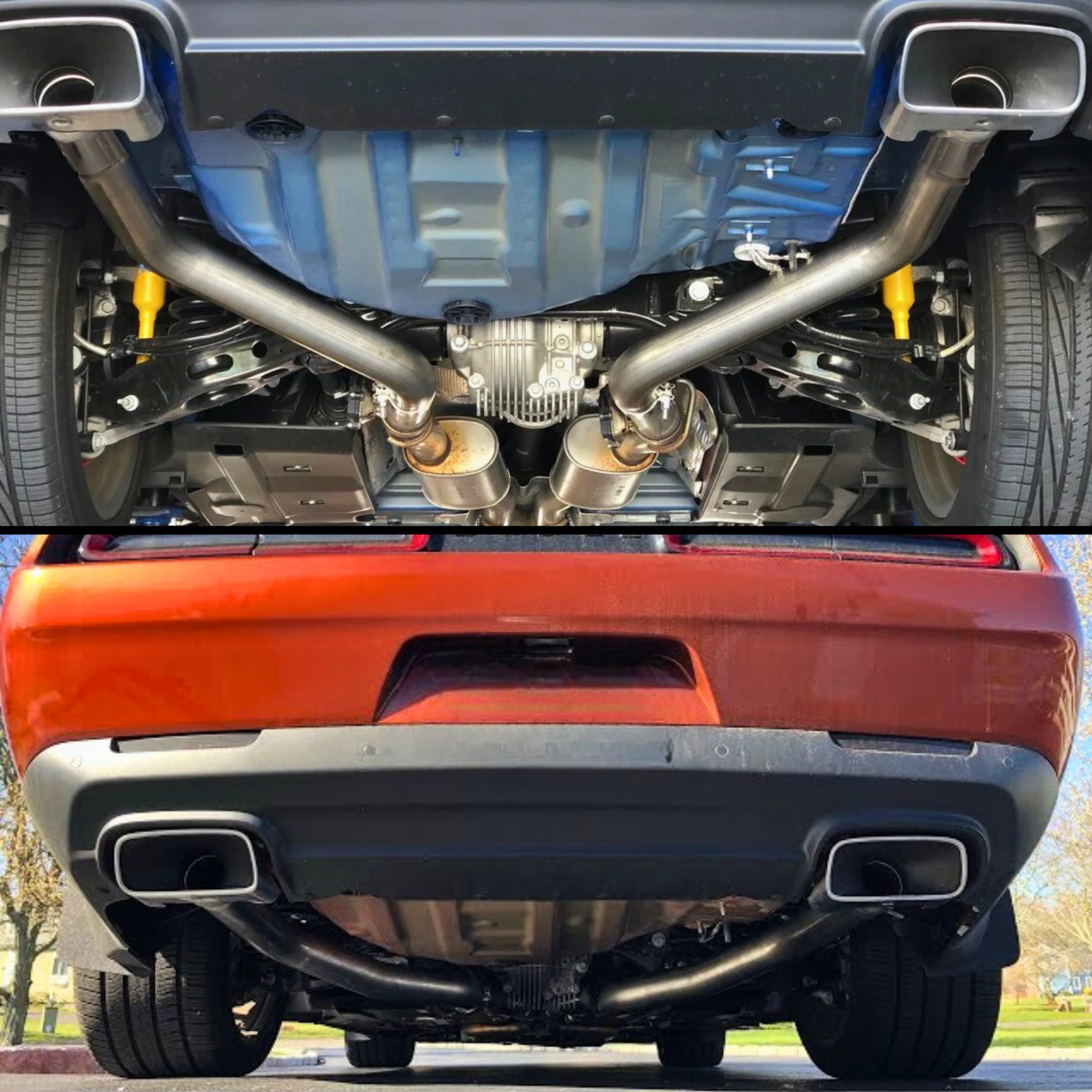 2015-2023 Dodge Charger Challenger Axle Back Exhaust | Muffler Delete