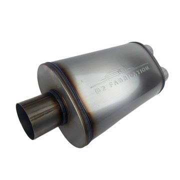 Stainless Universal Performance Mufflers: Straight & Glasspack