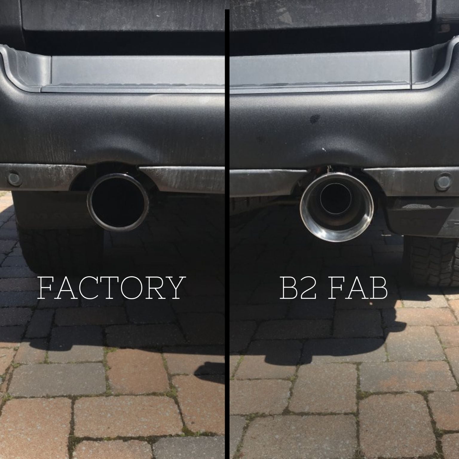 2008-2025 Ram 1500 5" Direct Fit Exhaust Tips - Polished or Black